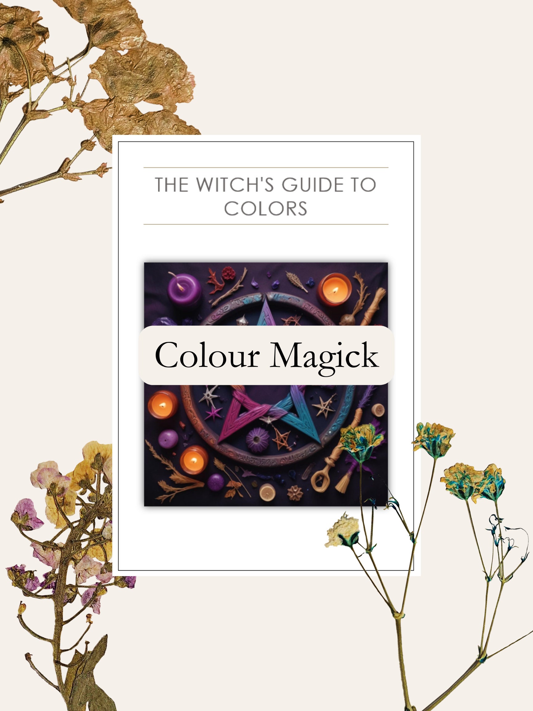 The Witch's Guide to Colour Magick - A Comprehensive Guide - PDF - Etsy