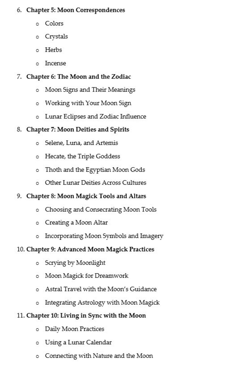 The Witch's Guide to Moon Magick - A Comprehensive Guide - PDF - Etsy