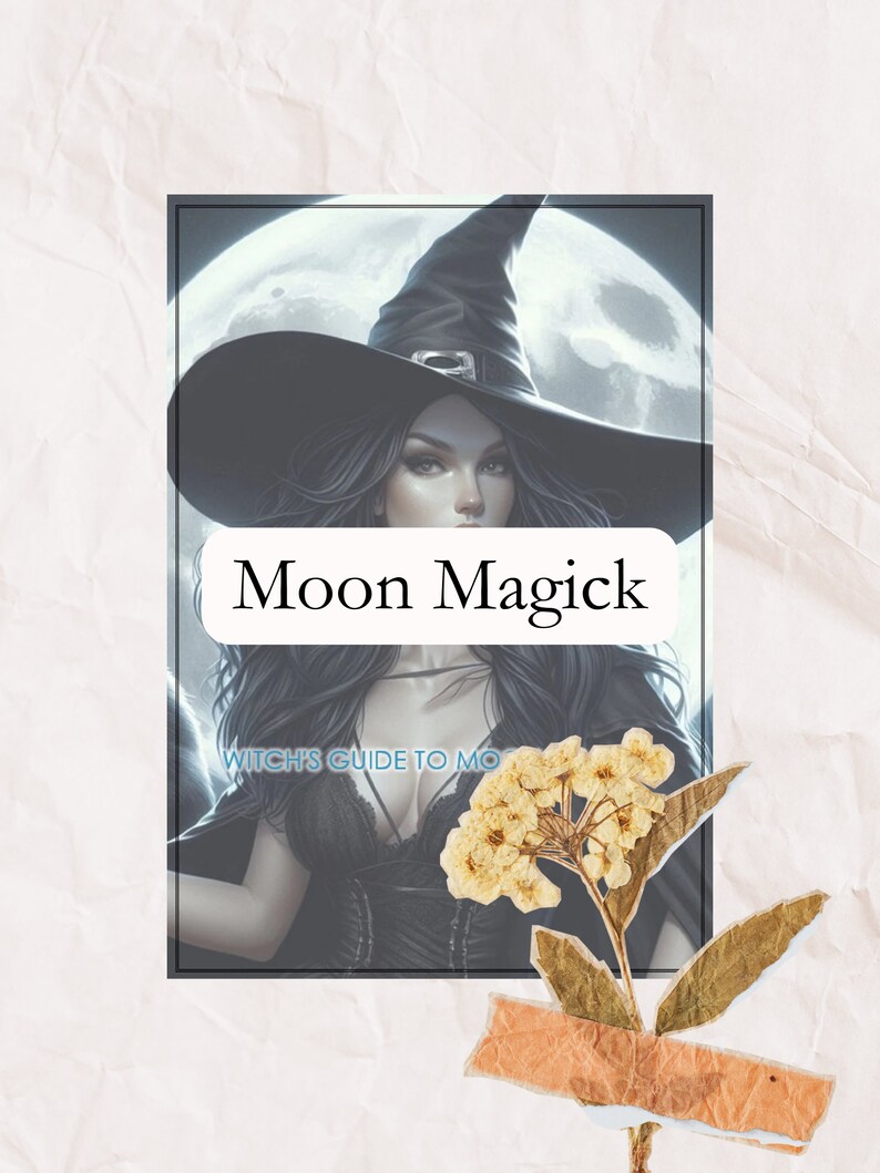 The Witch's Guide to Moon Magick - A Comprehensive Guide - PDF - Etsy