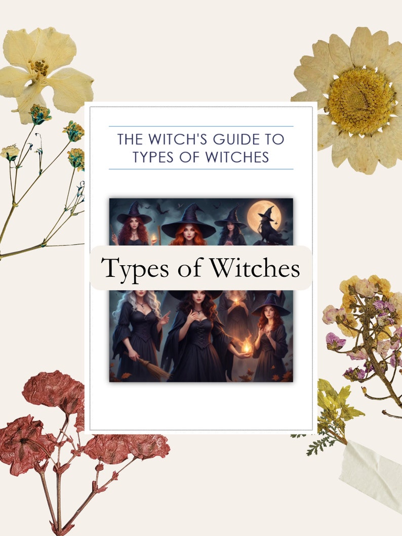 The Witch's Guide to Types of Witches - A Comprehensive Guide - PDF - Etsy