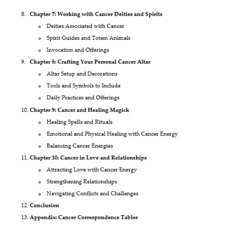 The Witch's Guide to Cancer - Astrology & Witchcraft - PDF - Etsy