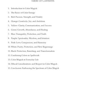 The Witch's Guide to Colour Magick - A Comprehensive Guide - PDF - Etsy