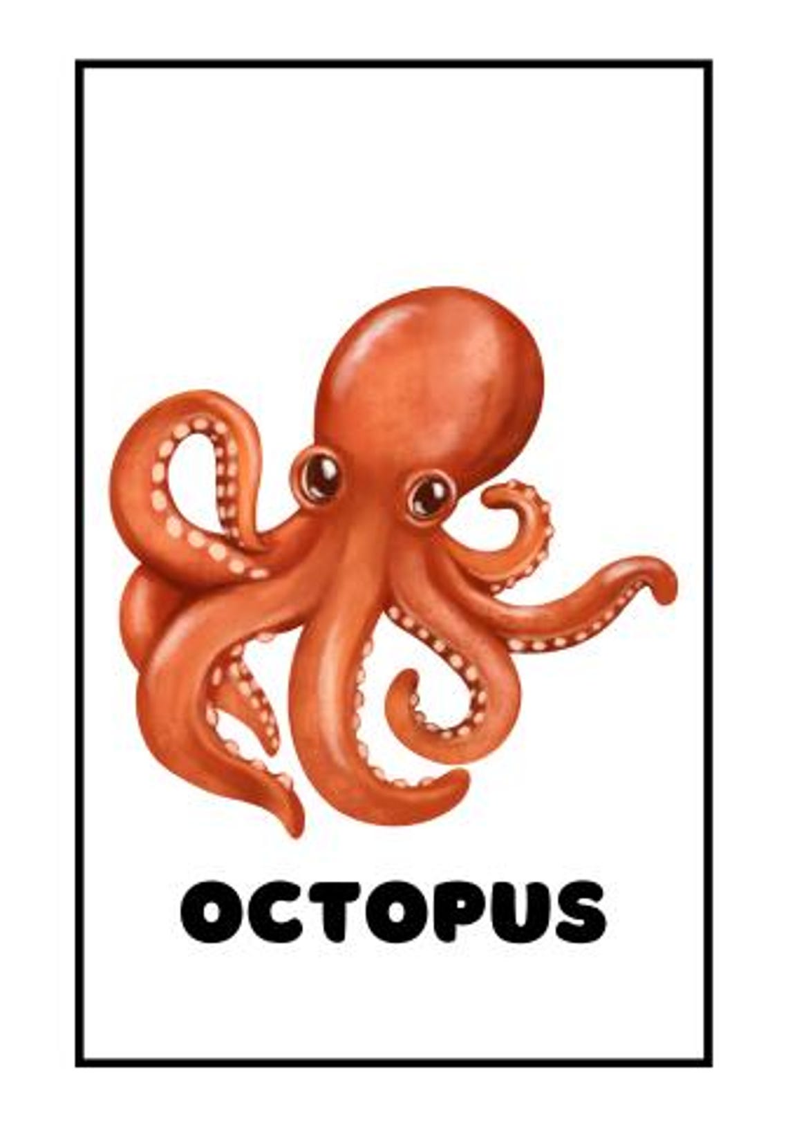 Educational Animal Flashcards for Kids | Montessori-inspired Printable ...