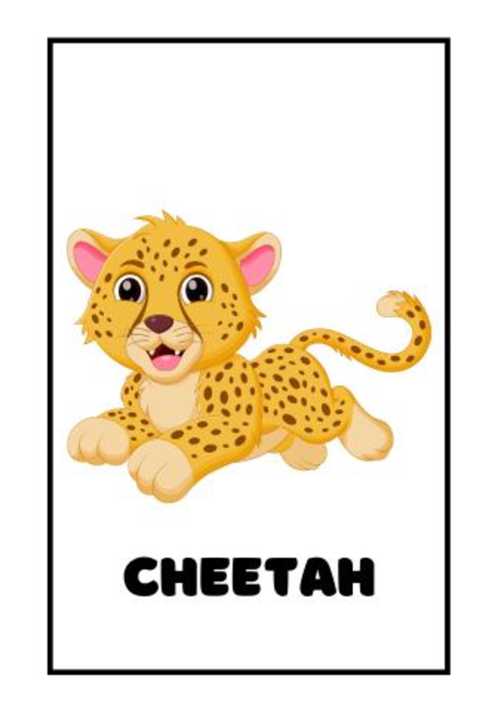 Educational Animal Flashcards for Kids | Montessori-inspired Printable ...