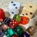 Lot of Antique Dice Miniature, Bone, Wood, Glass/bakelite - Etsy