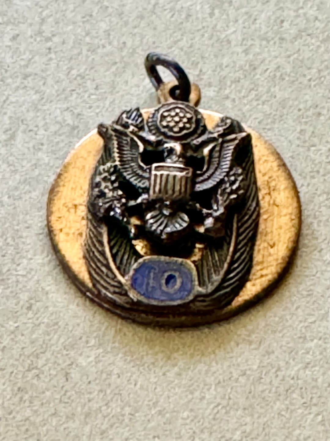 Vintage 10 Year Military Commemorative Pendant - Etsy