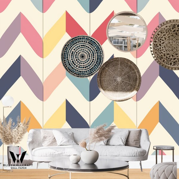 Modern Wall Mural - Etsy