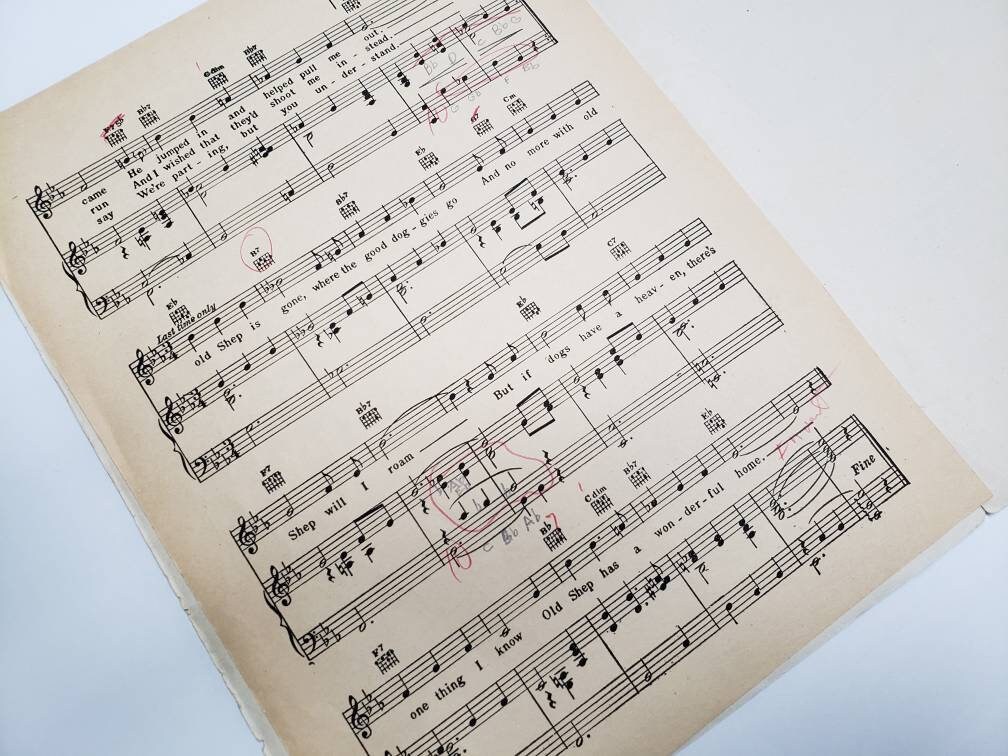 Elvis Presley Old Shep Sheet Music - Etsy UK