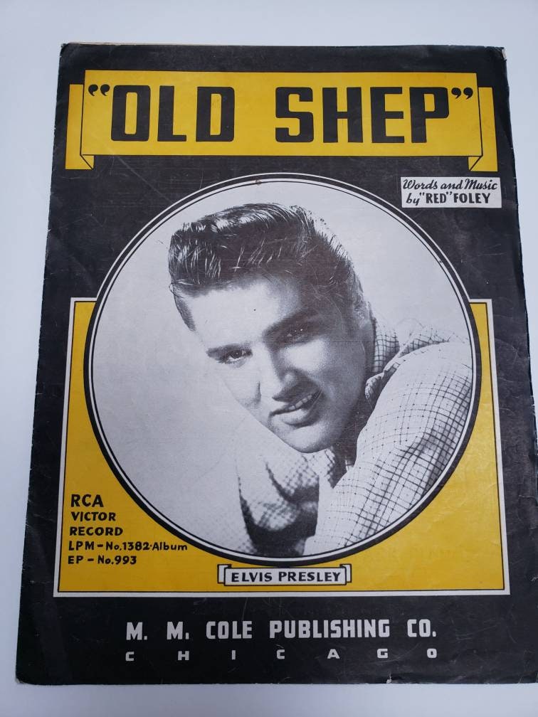 Elvis Presley Old Shep Sheet Music - Etsy UK