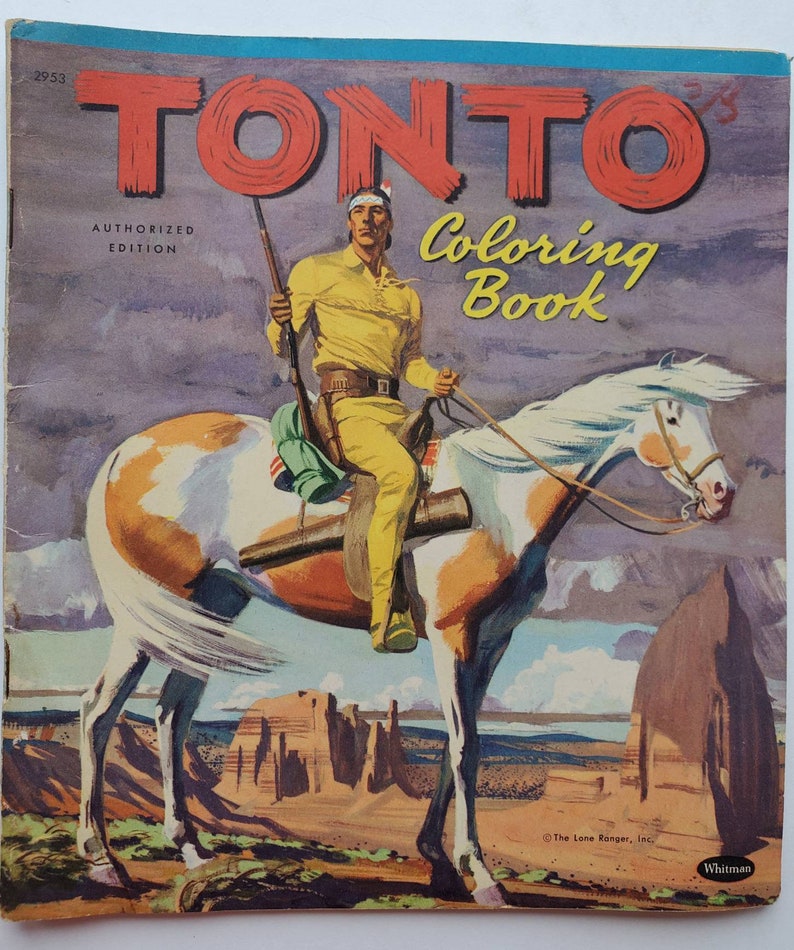 Tonto Coloring Book - Etsy