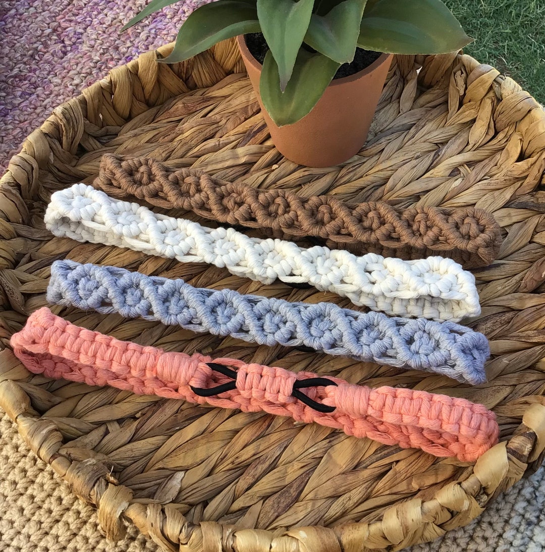Macrame Headband, Boho Headband - Etsy