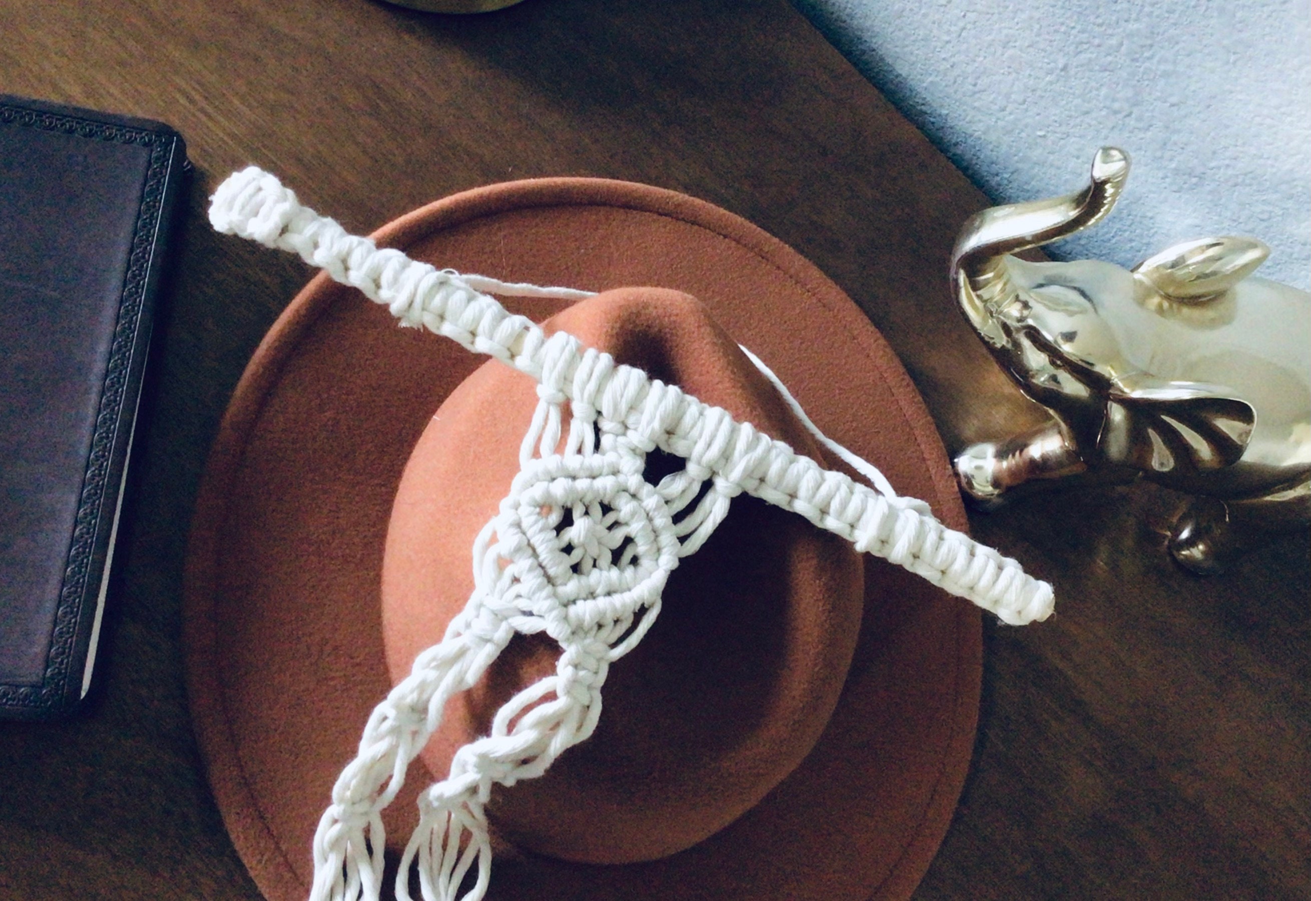 Macrame Hat Holder, Macrame 2 Hat Holder - Etsy