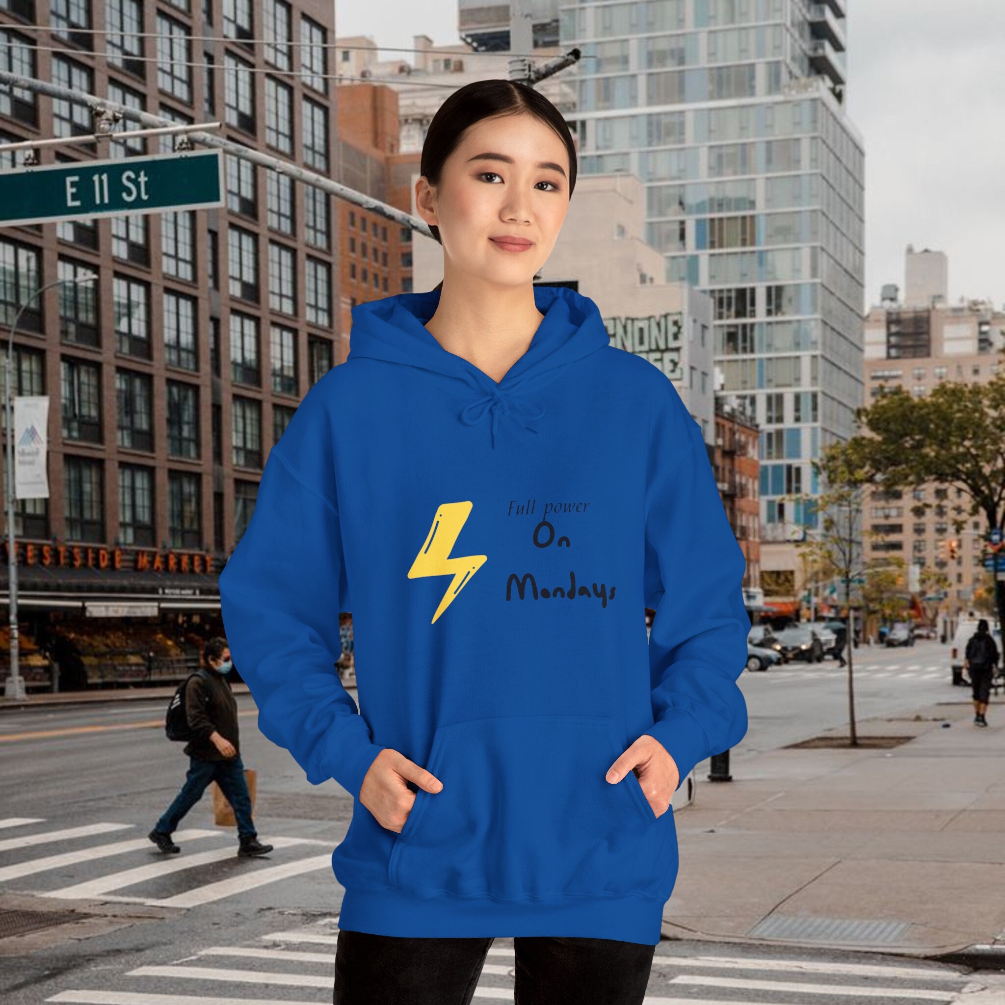 Energetic Hooded Sweatshirt for Her/him, Comfort Hoodie, Custom Hoodie ...