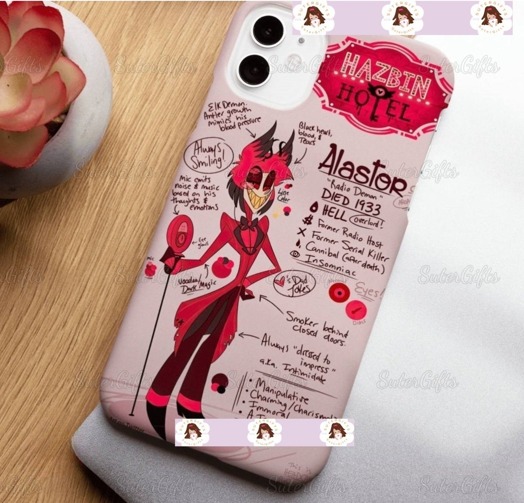 Alastor Phone Case, Hazbin Hotel Phone Case, Hazbin Hotel iPhone Case ...