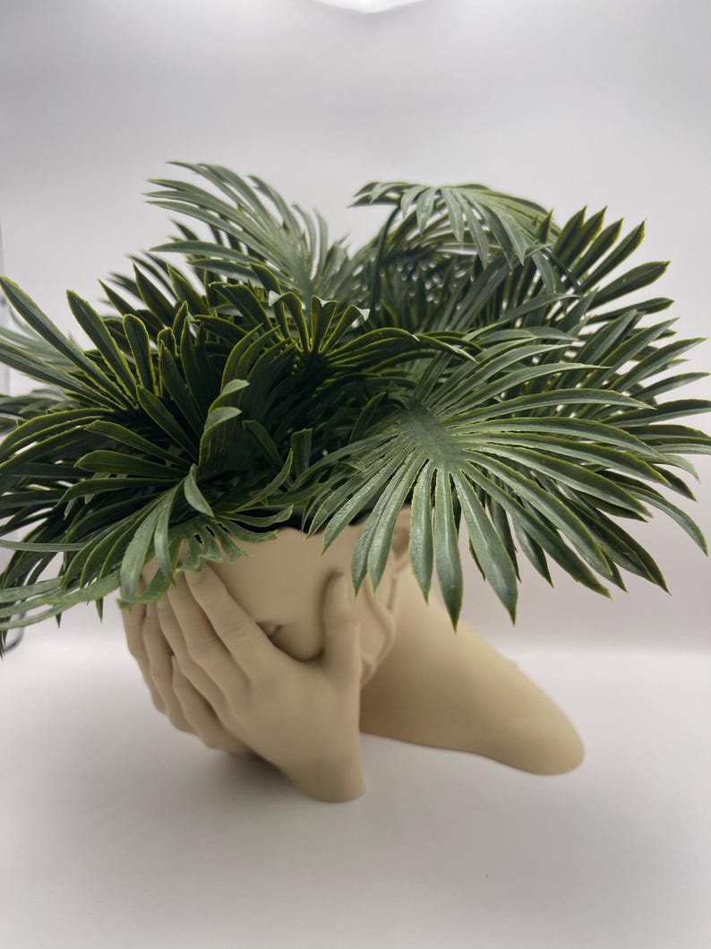 3D Printed Sad Woman Vase Unique Artistic Succulent Planter, Emotional ...