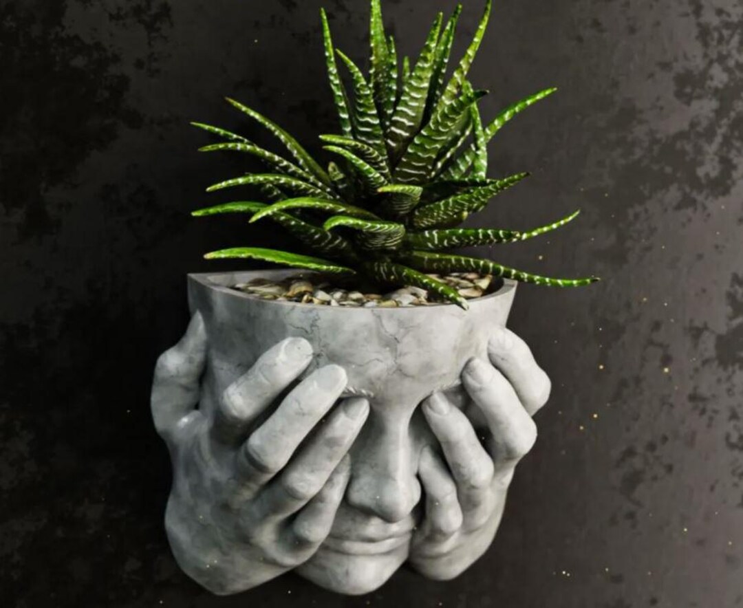 Emotional Woman Shaped Wall Planter Feminine Body Flower Pot for Indoor ...