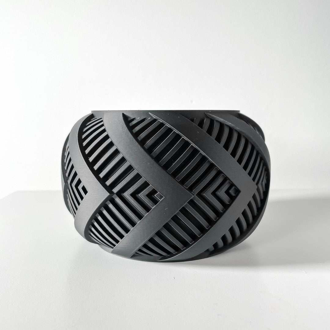 Premium Quality, 3D Printed, Eco-friendly Planter With Drainage, Unique ...