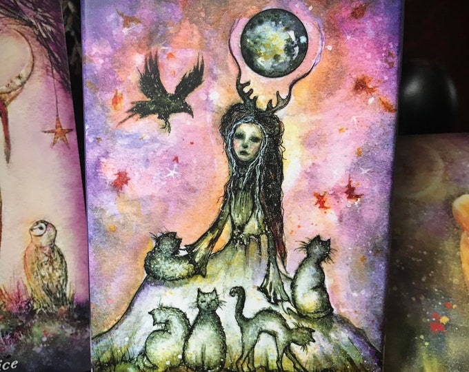 Last 1! Terri Foss Earthly Souls and Spirits Moon Oracle Card Deck ...