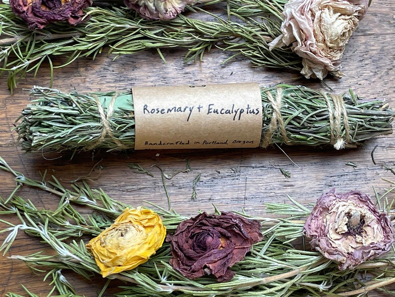 Rosemary and Eucalyptus Herb Bundle - Etsy