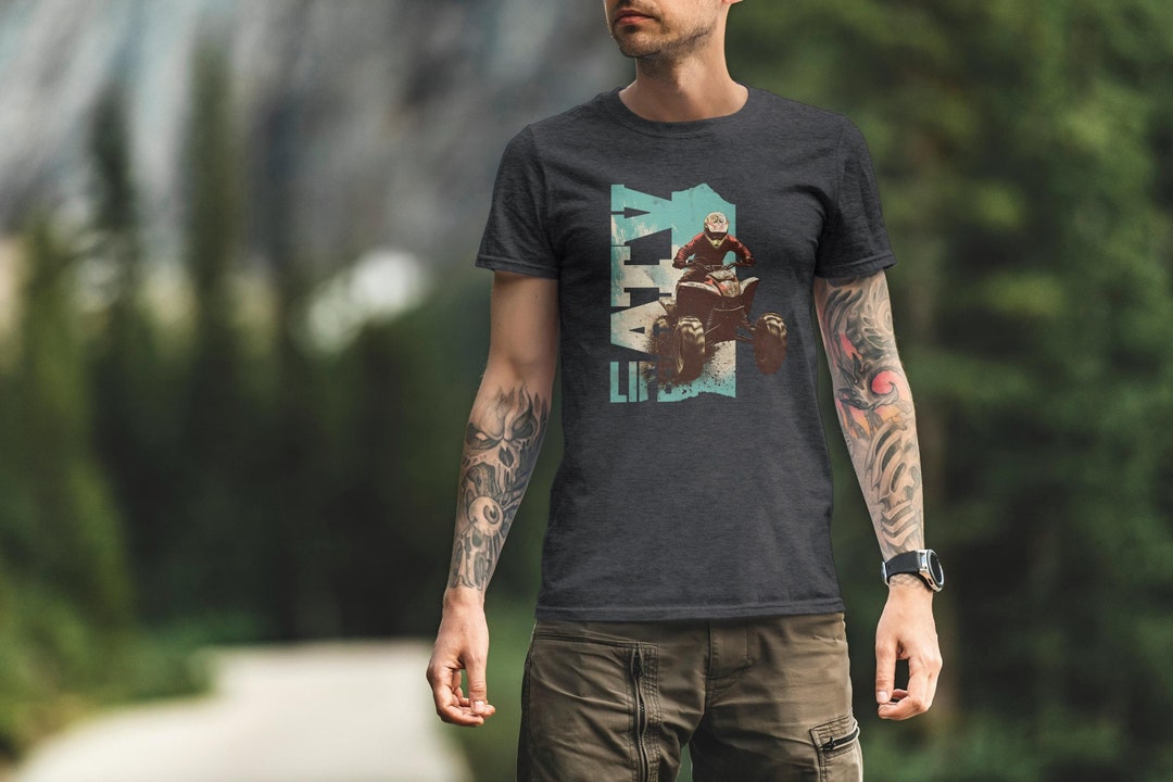 ATV Shirt, 4 Wheeler Shirt, ATV Life Graphic Tee, All Terrain Vehicle T ...