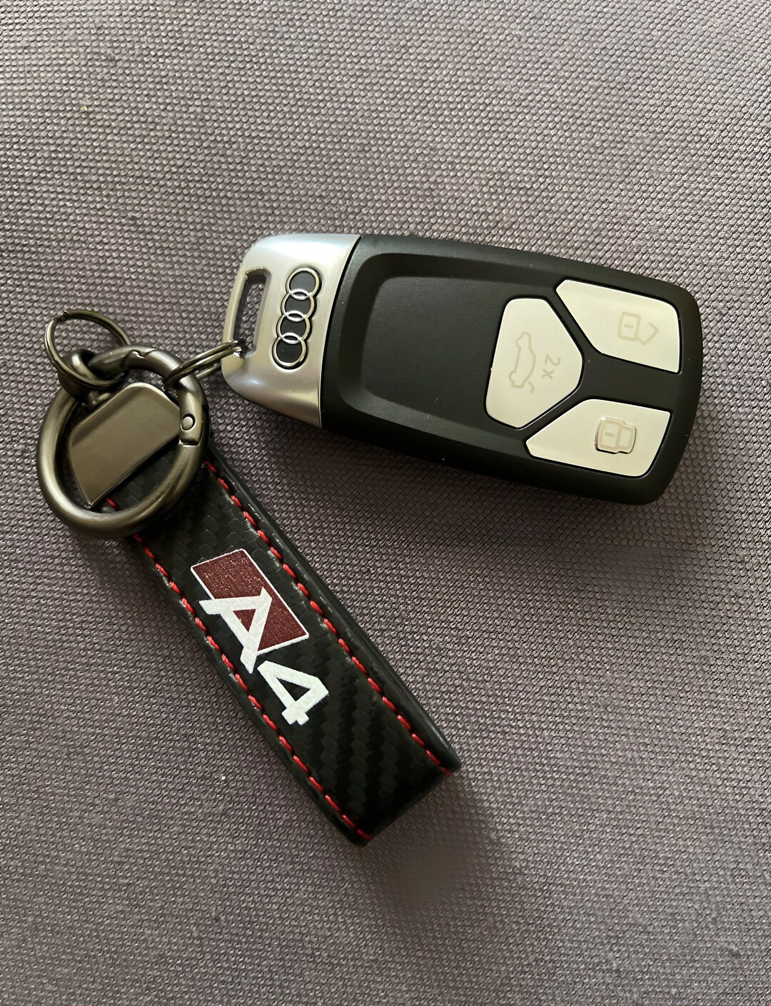 Custom Audi Keychain,cars Like Audi TT A6 A5 Q7 Q8, Carbon Fiber ...