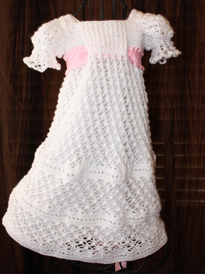 Emily Blessing Dress Christening Dress Crochet Heirloom - Etsy