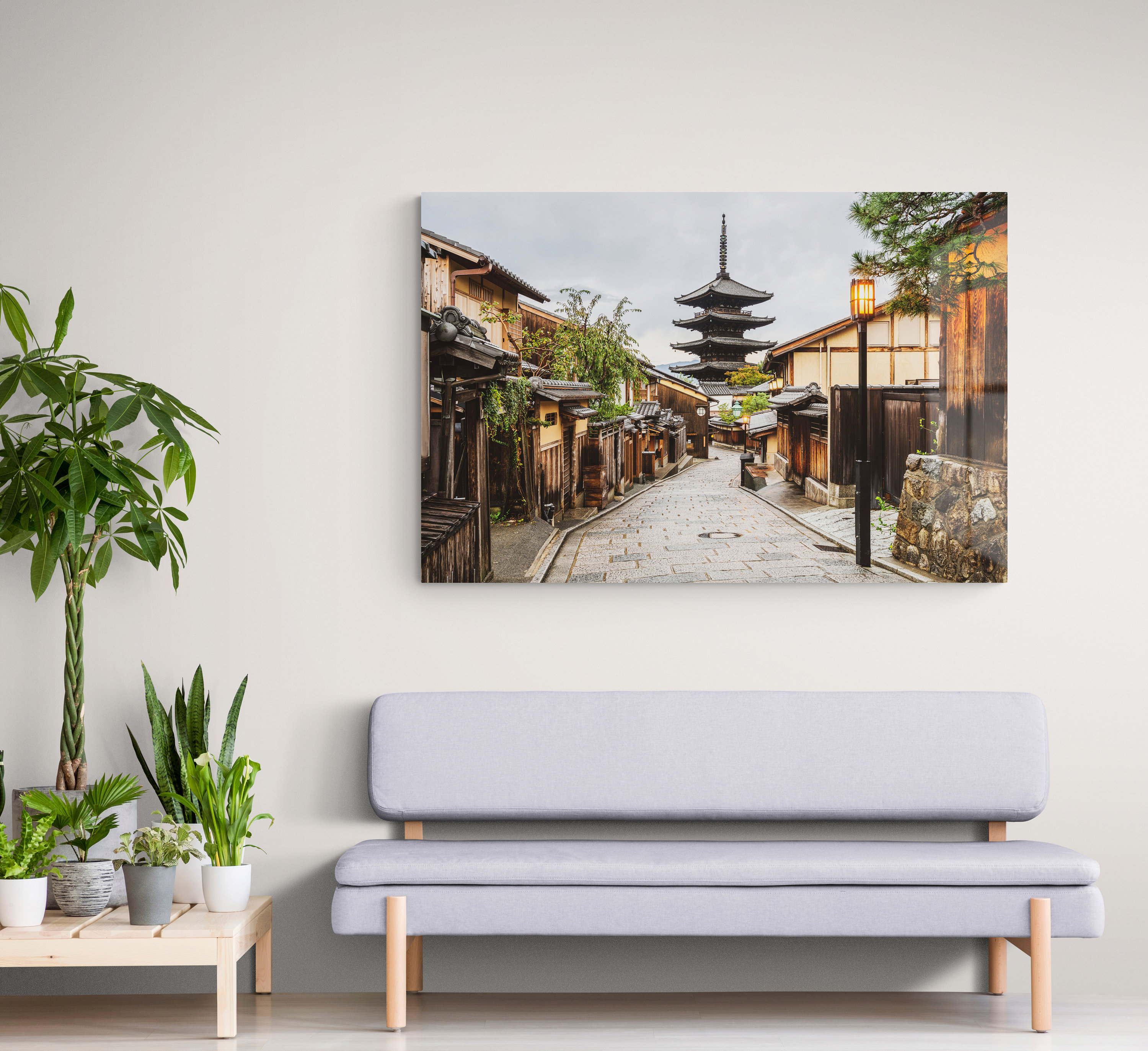 Kyoto, Japan Tempered Glass Print Wall Art Housewarming Gift Modern ...