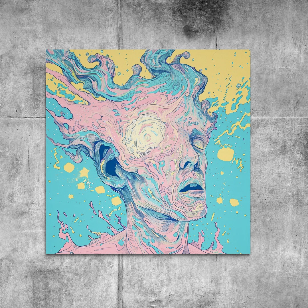 Indifference Tempered Glass Print Wall Art Housewarming Gift Modern ...