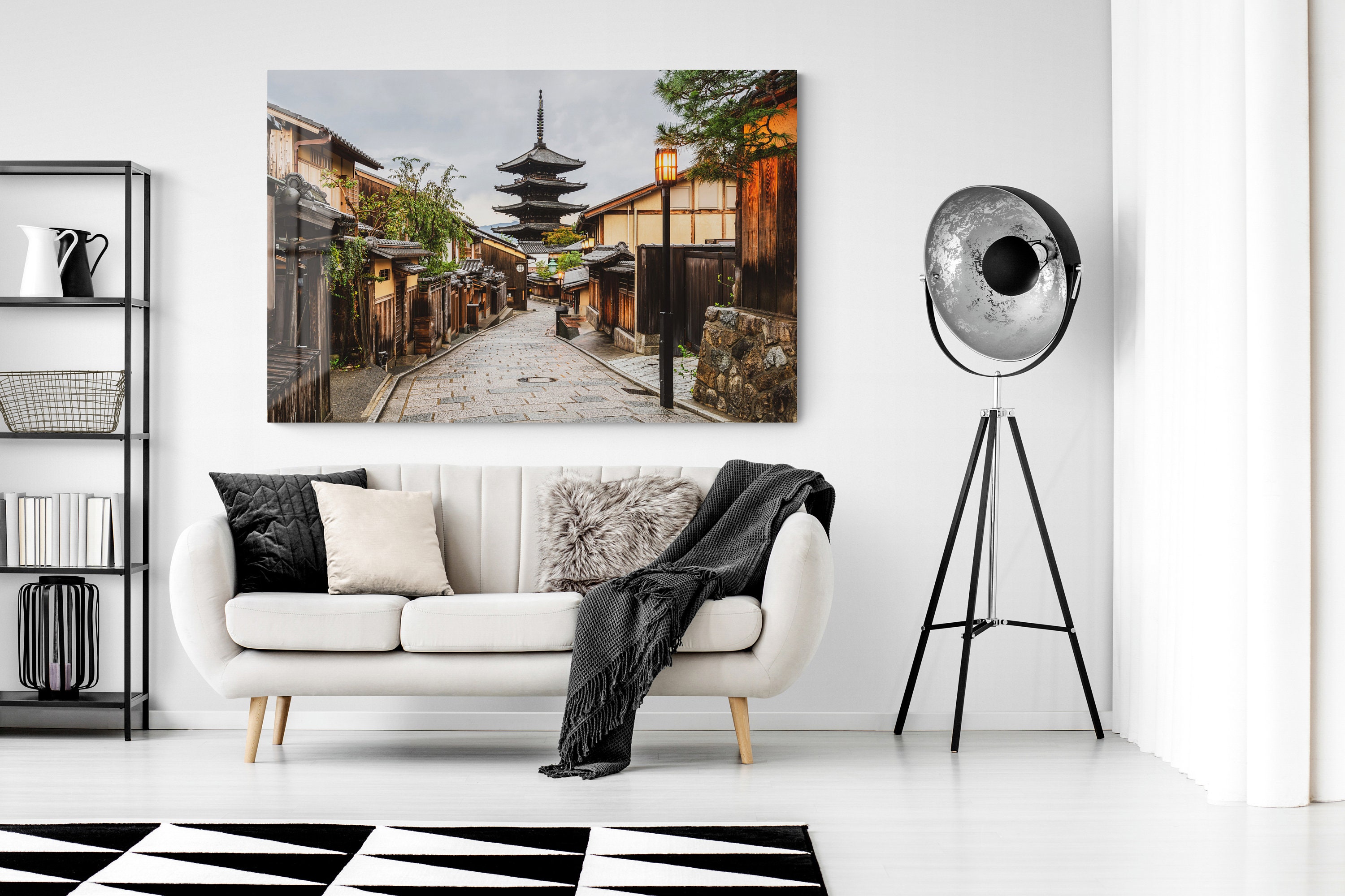 Kyoto, Japan Tempered Glass Print Wall Art Housewarming Gift Modern ...