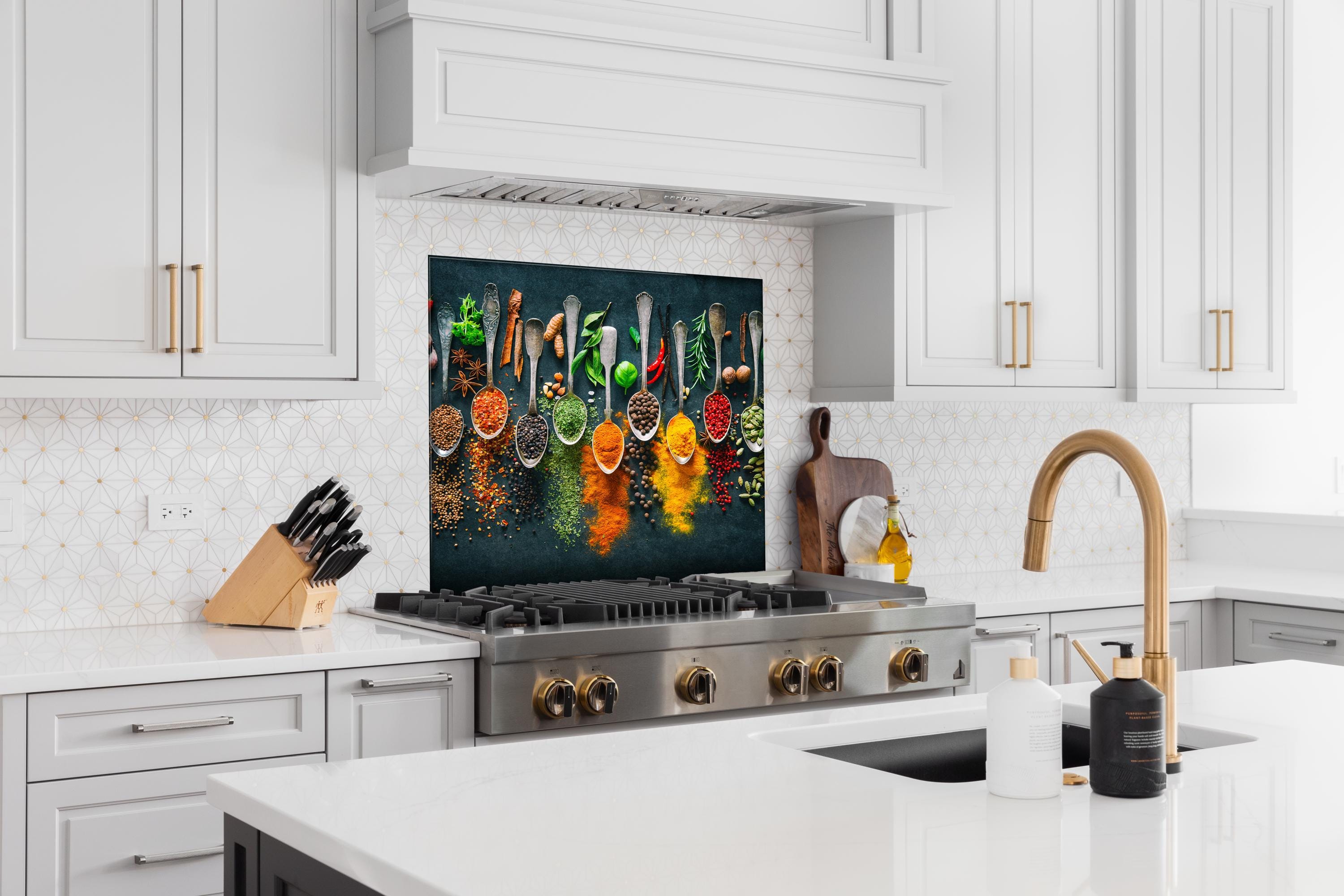 Stove Back Top Cover-kitchen Sink Splash Guard-kitchen Sink Cover ...