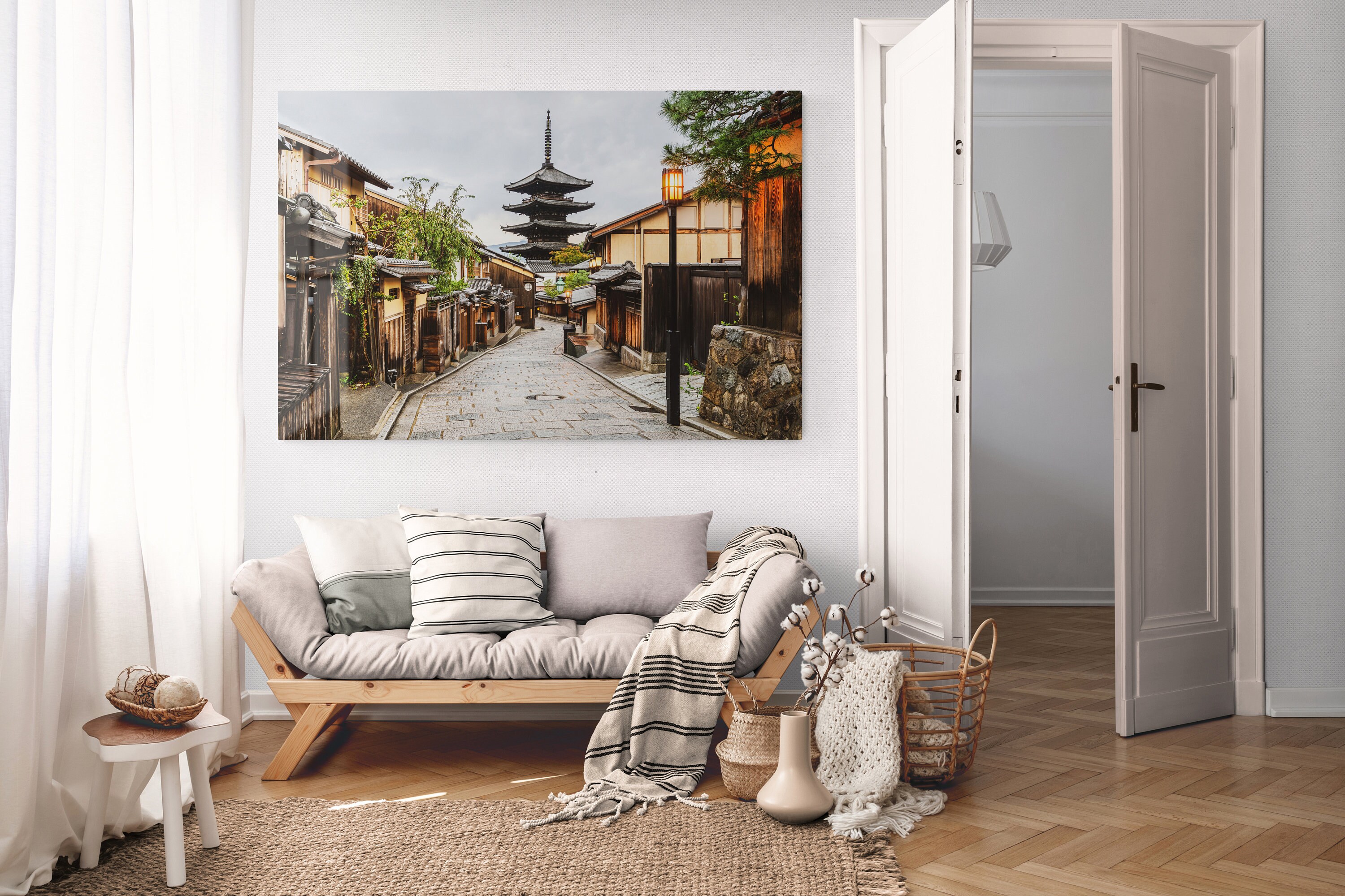 Kyoto, Japan Tempered Glass Print Wall Art Housewarming Gift Modern ...