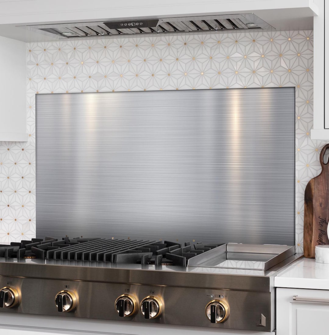 Steel Look Stove Back Top Cover-kitchen Sink Splash Guard-kitchen Sink ...