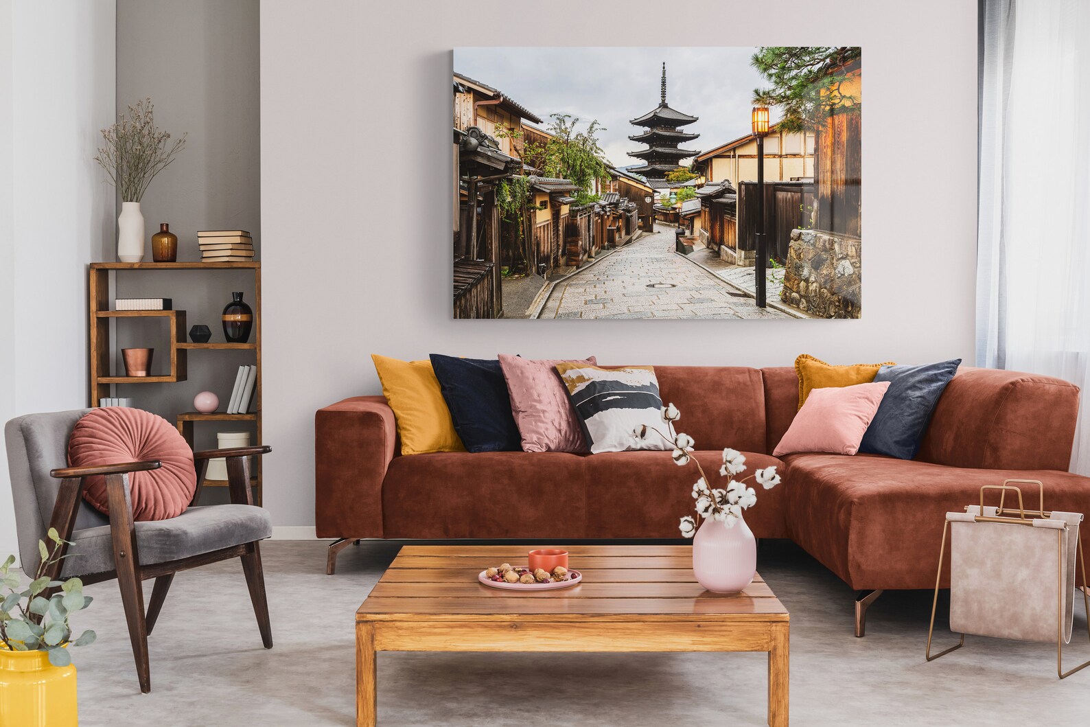 Kyoto, Japan Tempered Glass Print Wall Art Housewarming Gift Modern ...