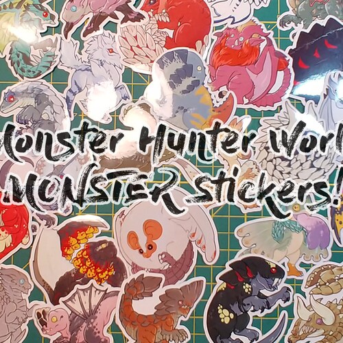 Monster Hunter World Vinyl Stickers | Etsy Canada