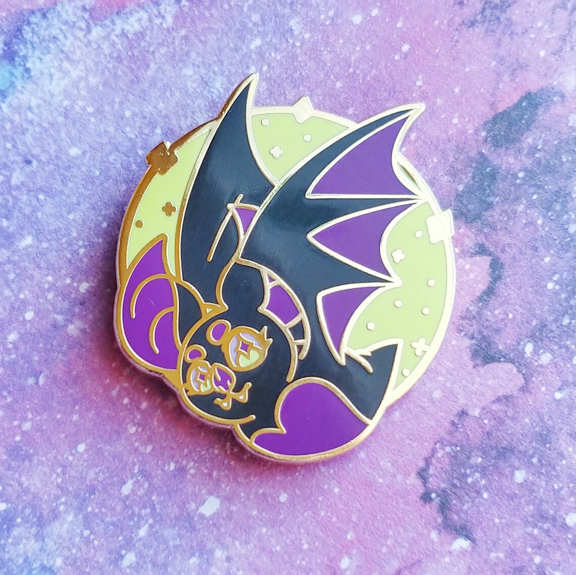 Vampire Bat Hard Enamel Pin 1.5 - Etsy