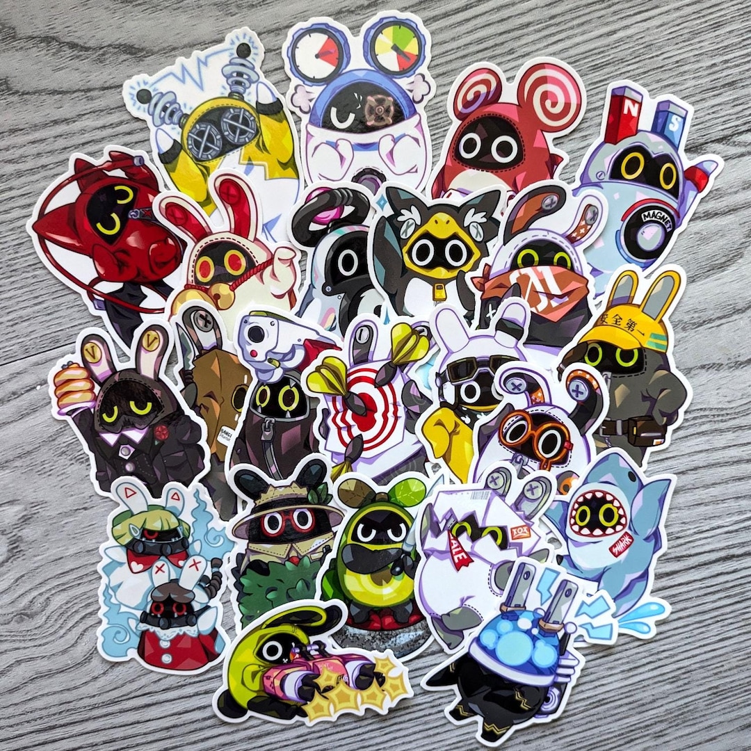 Bangboo Glossy Stickers 3" Tall Zenless Zone Zero ZZZ - Etsy