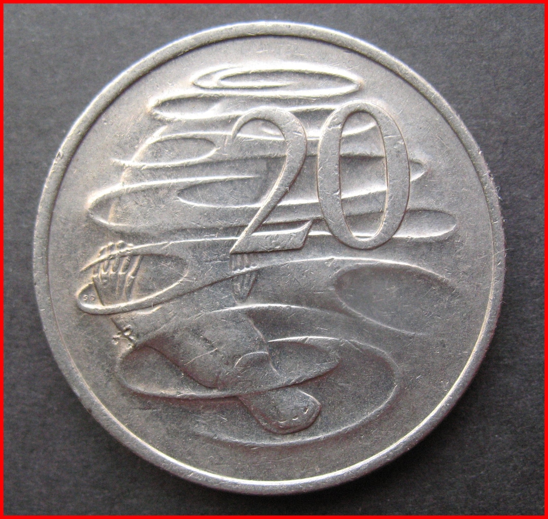 Australia 1982 20c Coin Platypus - Etsy
