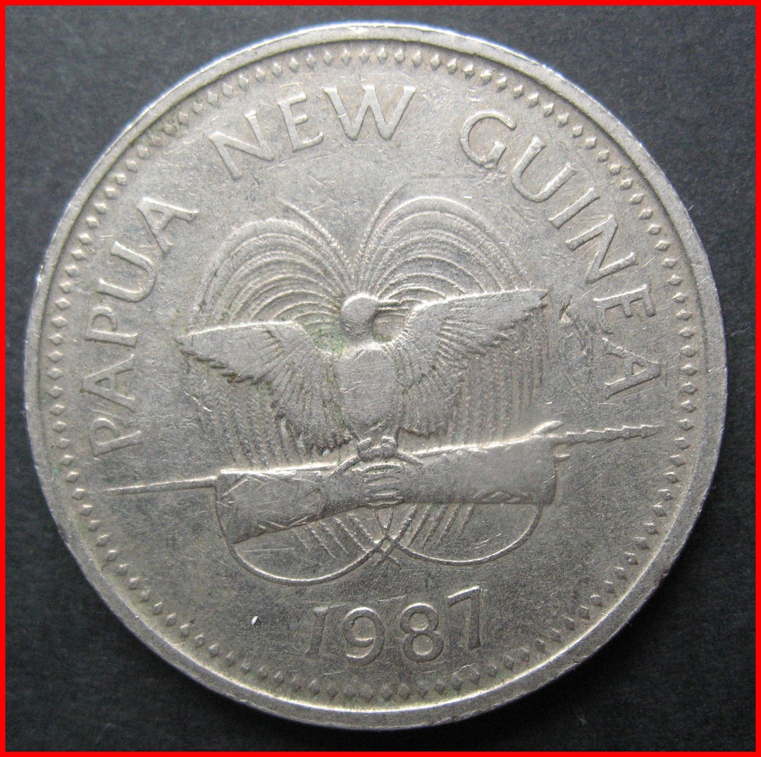 Papua New Guinea 20 Toea Dated 1987 - Etsy