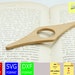 Book Page Holder DXF SVG PDF File - Digital Download - Vector Design ...
