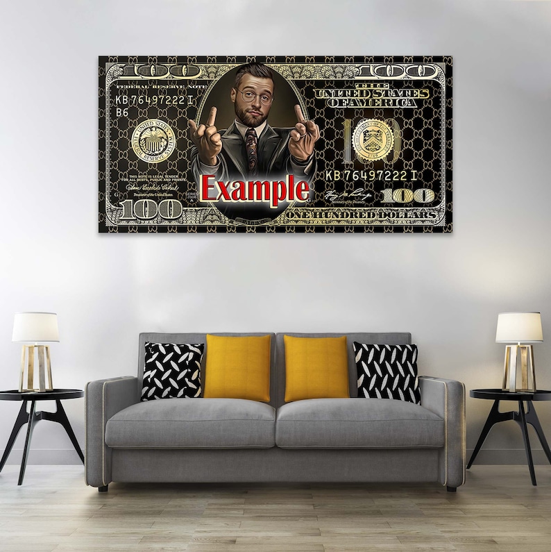 Custom Dollar Bill With Your Face, Personalized Money Print, Novelty ...