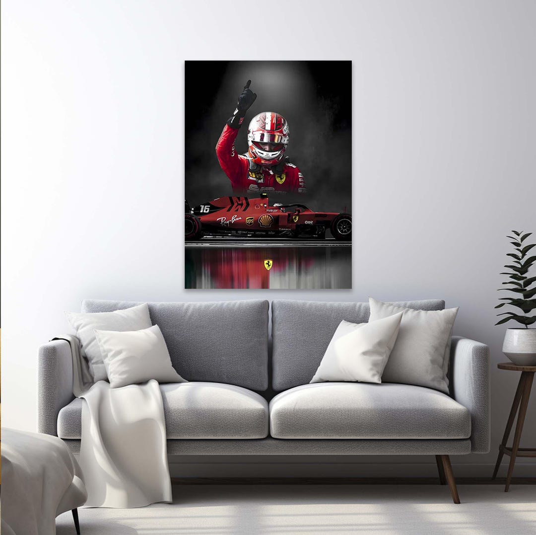 Formula 1 Ferrari Wall Art - F1 Racing Poster for Motorsport Fans ...
