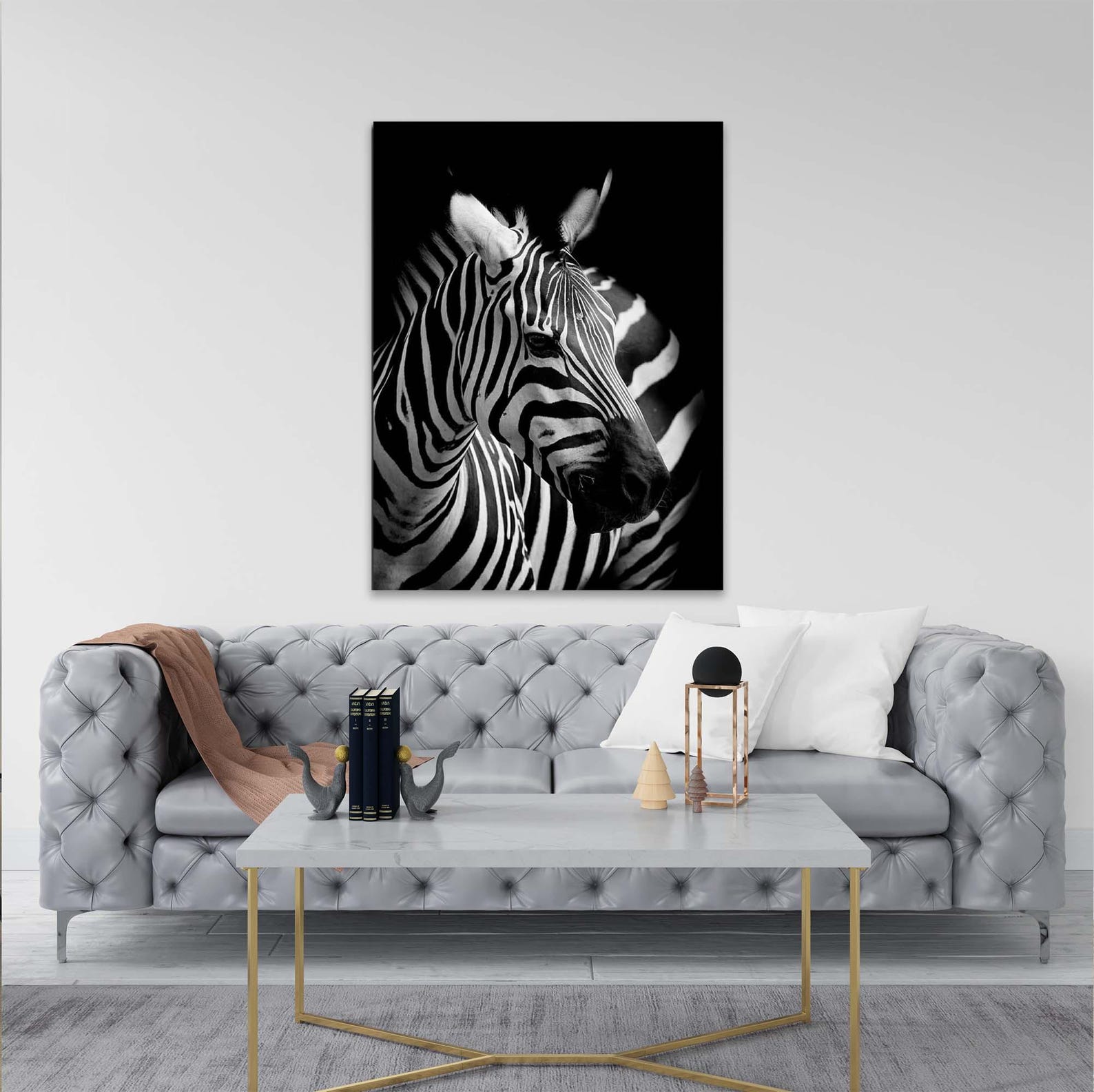 Zebra Poster, Safari Nursery Print, Zebra Poster Anthropomorphic Zebra ...