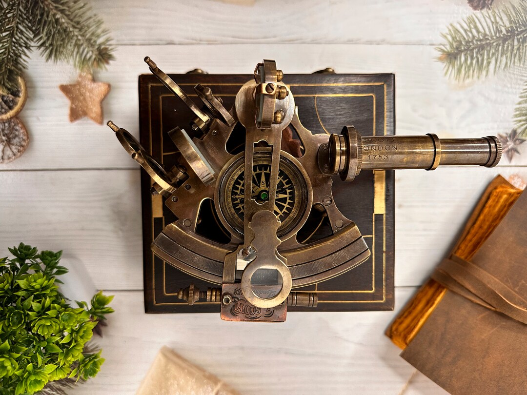 Personalized Brass Working Sextant, Antique Maritime Navigational ...