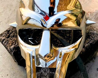 MF DOOM Mask ~ Anti Rust & Mirror Finish Party Mask ~ Mad Villan ...