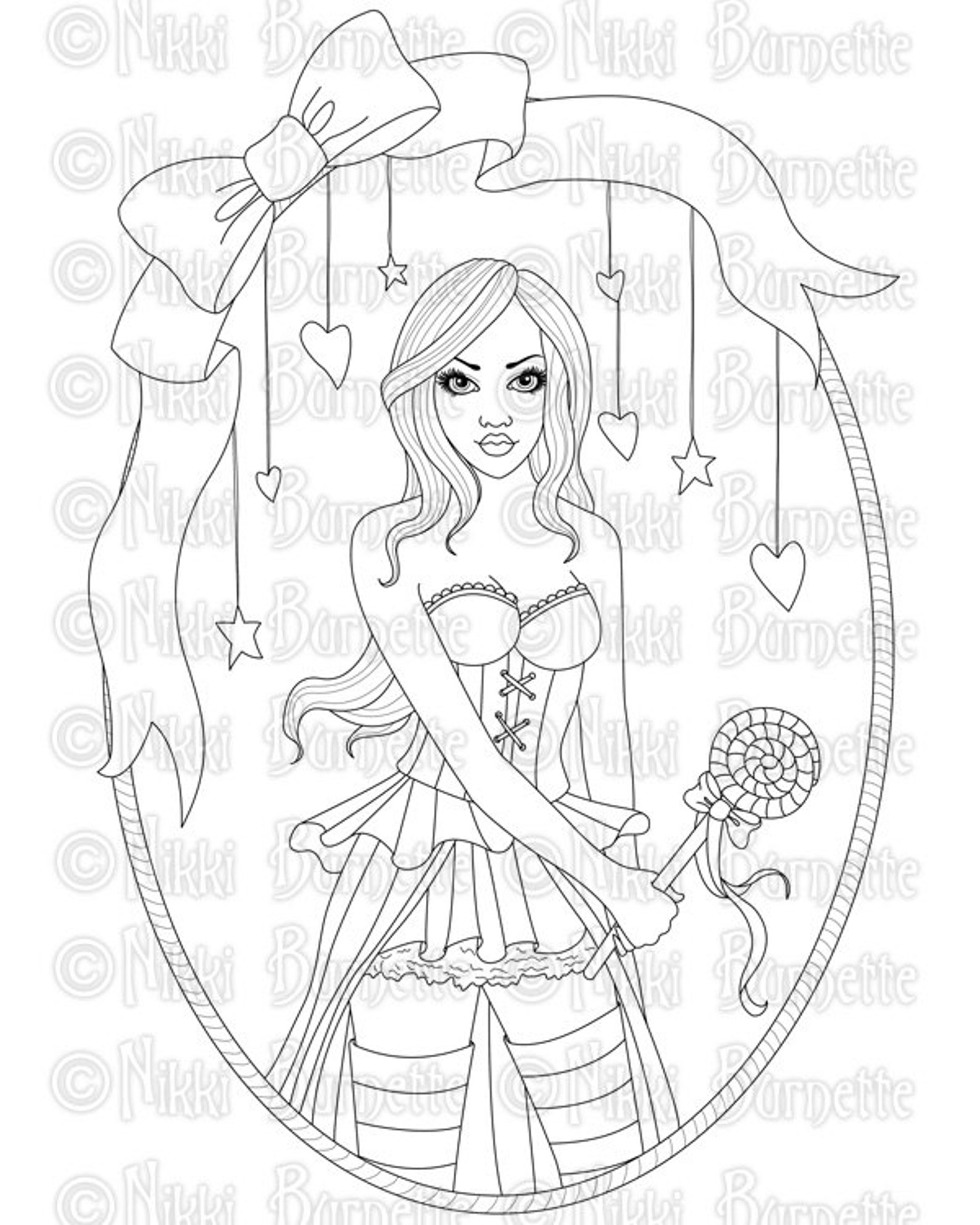 Digital Stamp Printable Coloring Page Christmas Stamp - Etsy