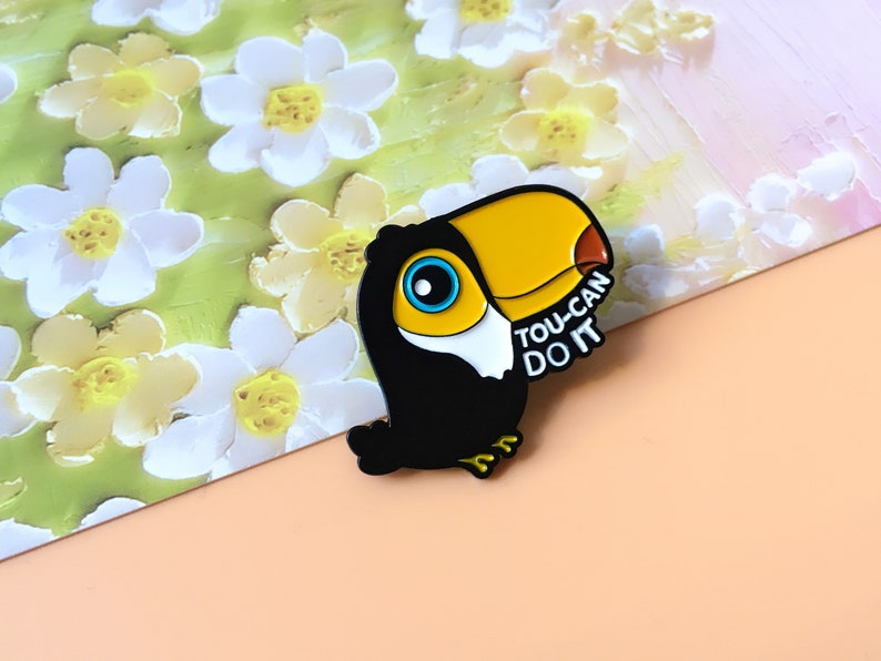 Parrot Pigeon Cucumber Enamel Pin Funny Badge Pin Lapel Pin Collar Pin ...