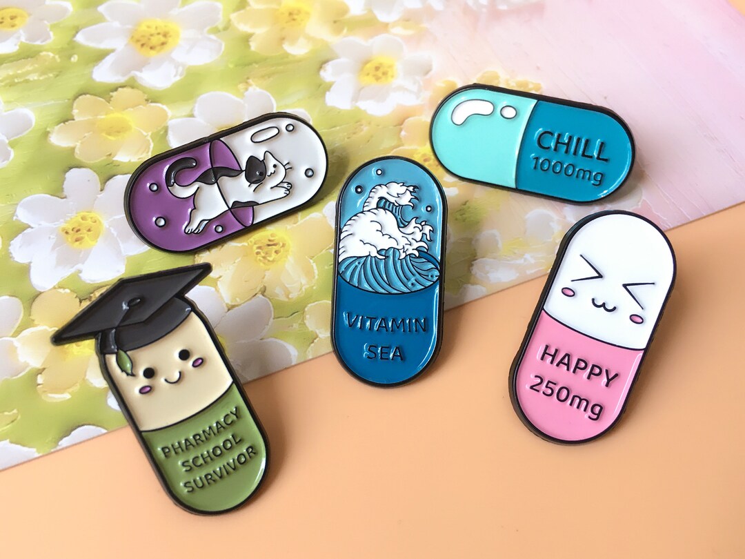 Pharmacist Enamel Pin Medical Science Badge Pins Lapel Pin Nursing Pin ...