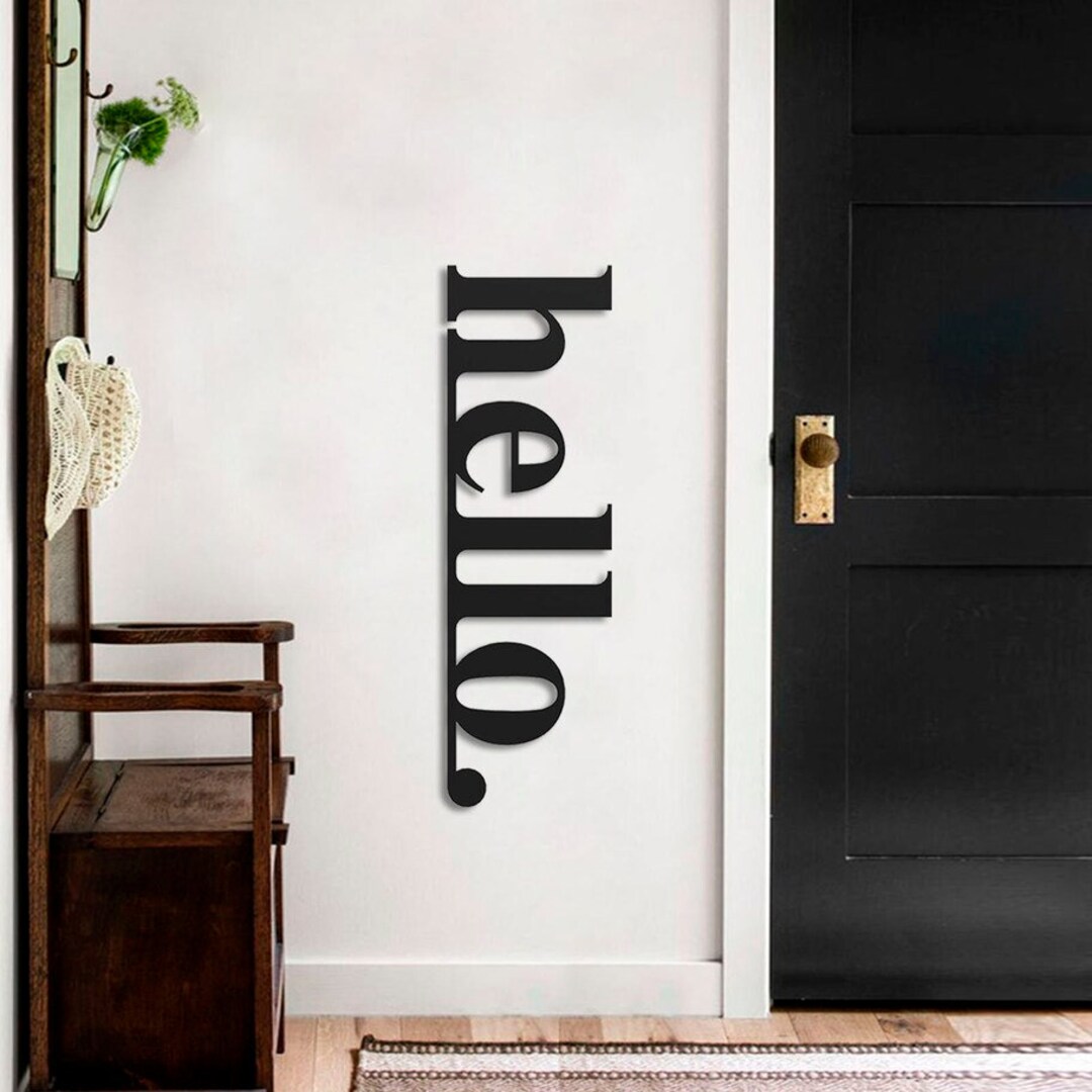 Metal Frame Hello - Etsy