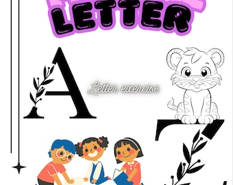 Alphabet Letter Finds A-Z PDF Printable Kids Educational Activity ...