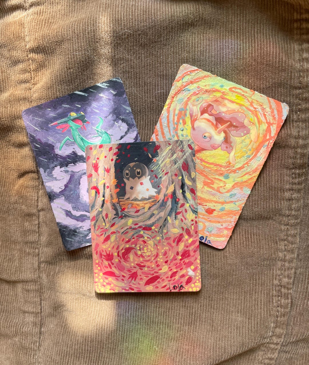 Hand Painted Pokémon Card | Extended Art Pokémon Card | Altered Pokémon ...